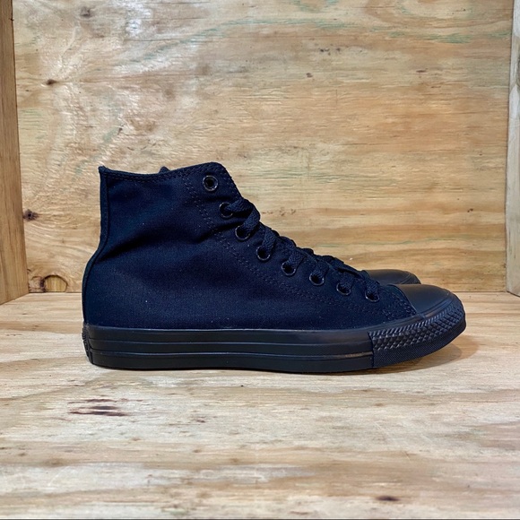 Converse | Shoes | Converse Triple Black High Top Sneakers | Poshmark